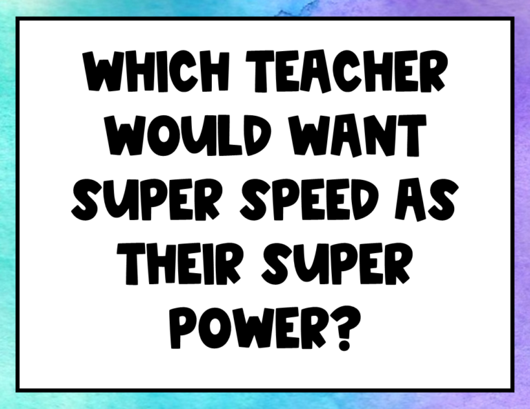 5 Effortless Activities for the First Week of School