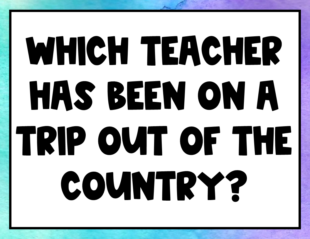 5 Effortless Activities for the First Week of School